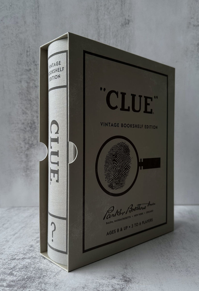 Clue Vintage Bookshelf Edition | Classic Detective Game – Always Sunday ...